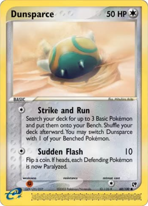 Dunsparce (Sandstorm TCG) - WikiDex, la enciclopedia Pokémon