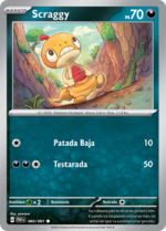 Scrafty (Destinos de Paldea TCG) - WikiDex, la enciclopedia Pokémon