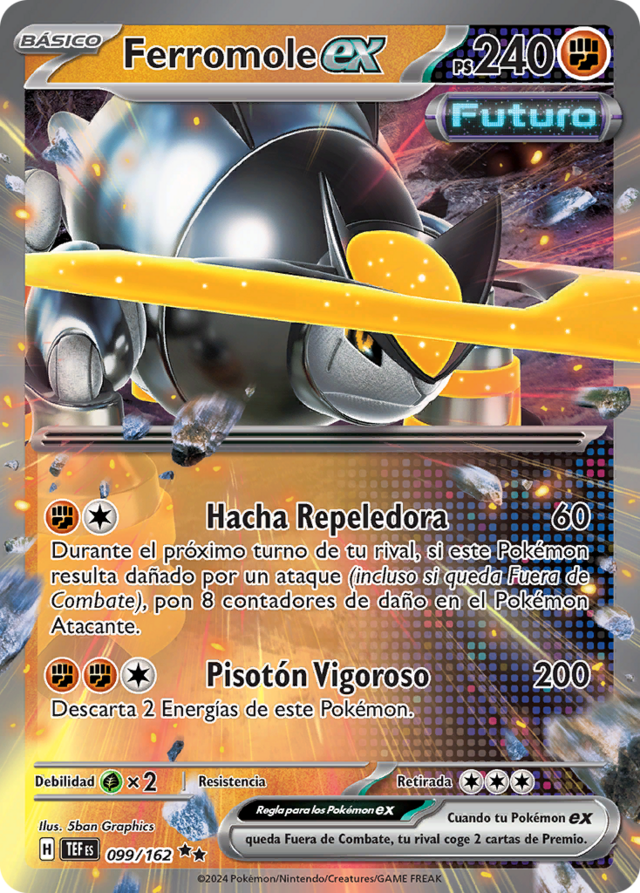 Ferromole ex (Fuerzas Temporales TCG) - WikiDex, la enciclopedia Pokémon