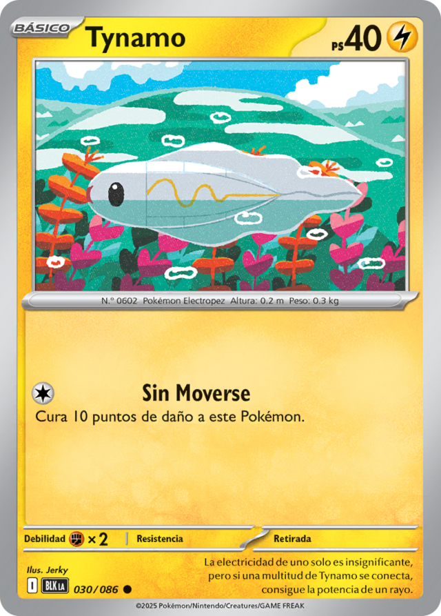 Tynamo (Fulgor Negro TCG) - WikiDex, la enciclopedia Pokémon