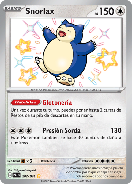 Snorlax (151 TCG) - WikiDex, la enciclopedia Pokémon