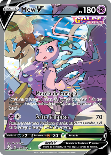Mew V (Golpe Fusión TCG) - WikiDex, la enciclopedia Pokémon