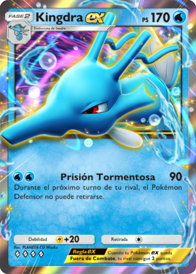 Kingdra ex (Saber Marino y Celeste TCG Pocket) - WikiDex, la ...
