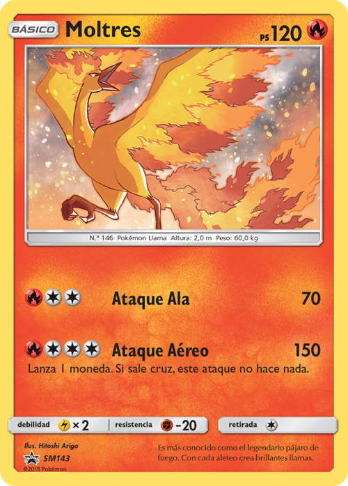 Moltres (SM Promo 143 TCG) - WikiDex, la enciclopedia Pokémon