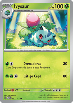 Ivysaur (151 TCG) - WikiDex, la enciclopedia Pokémon
