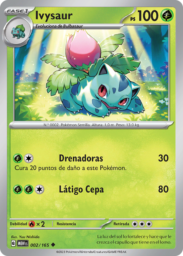 Ivysaur (151 TCG) - WikiDex, la enciclopedia Pokémon