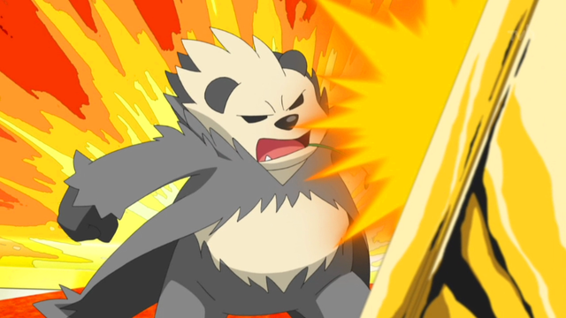 Archivo:EP1067 Pangoro usando puño fuego.png - WikiDex, la enciclopedia ...