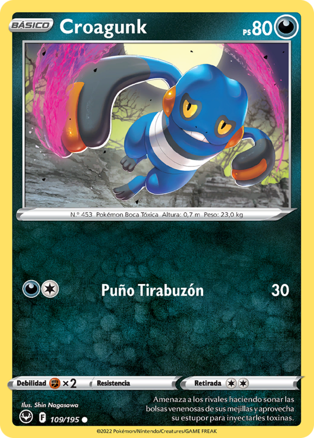 Croagunk (Tempestad Plateada TCG) - WikiDex, la enciclopedia Pokémon
