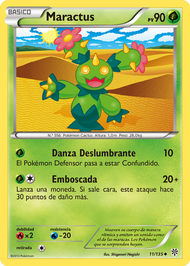 Maractus (Tormenta Plasma TCG) - WikiDex, la enciclopedia Pokémon