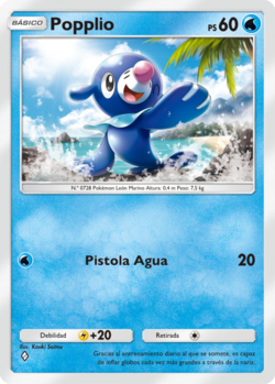 Popplio (Guardianes Celestiales 46 TCG Pocket) - WikiDex, la enciclopedia Pokémon