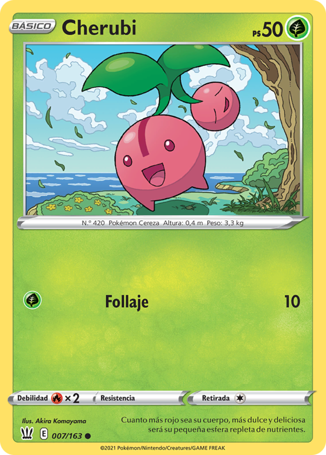 Cherubi (Estilos de Combate TCG) - WikiDex, la enciclopedia Pokémon
