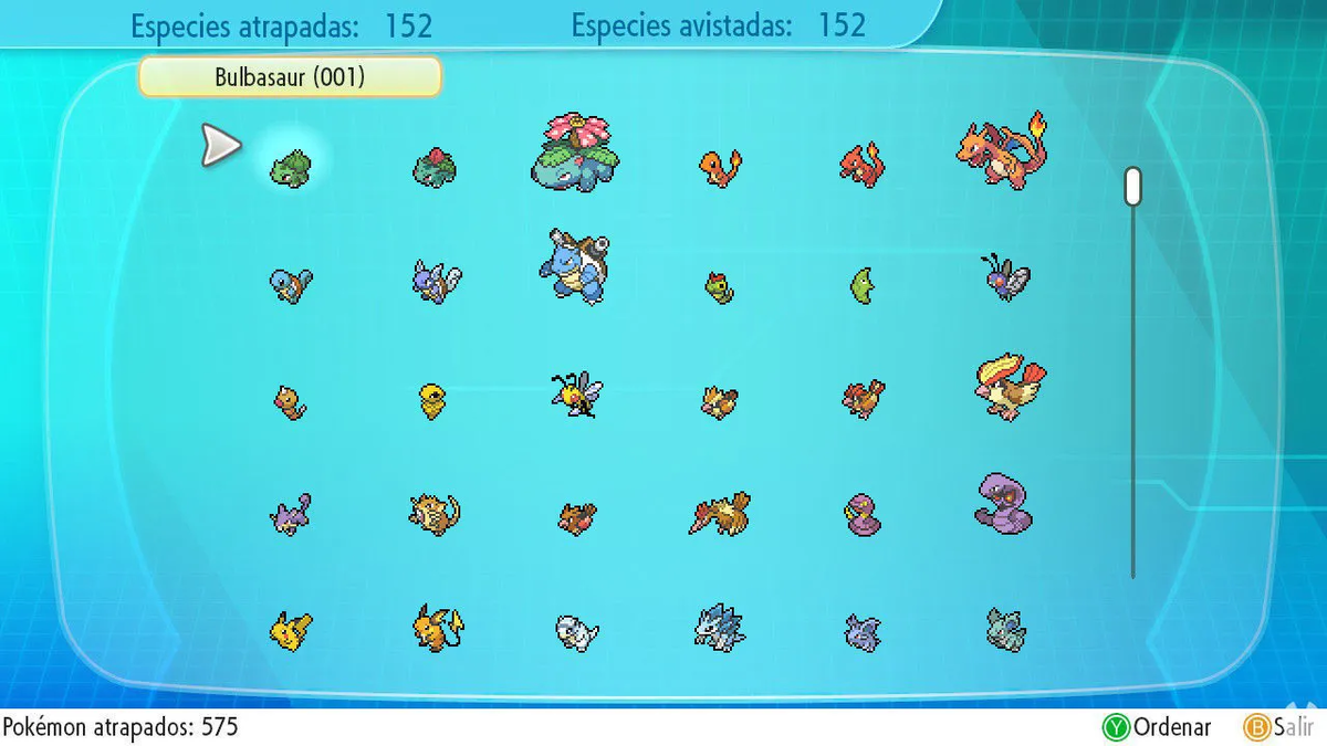 Archivo:Pokédex LGPE captura.png - WikiDex, la enciclopedia Pokémon