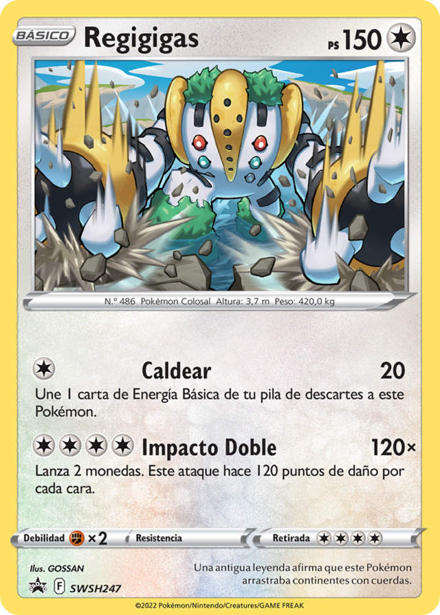 Regigigas (SWSH Promo 247 TCG) - WikiDex, la enciclopedia Pokémon