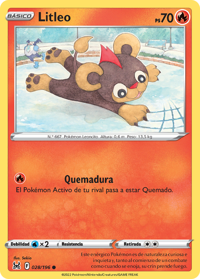 Litleo (Origen Perdido TCG) - WikiDex, la enciclopedia Pokémon