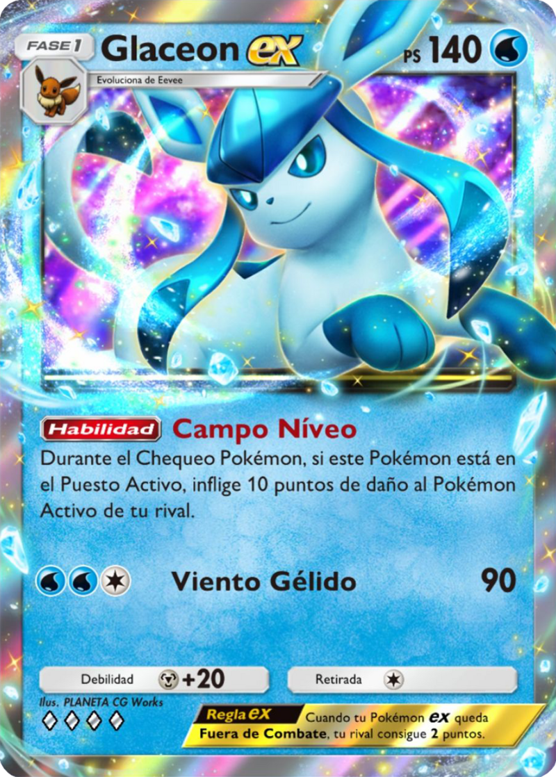 Glaceon ex (Luz Triunfal TCG Pocket) - WikiDex, la enciclopedia Pokémon