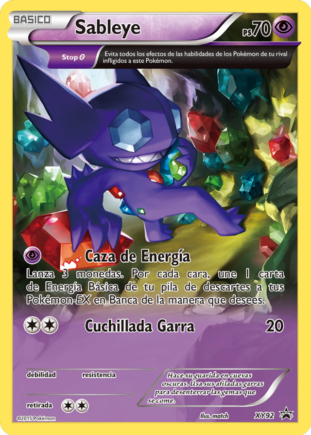 Sableye (XY Promo 92 TCG) - WikiDex, la enciclopedia Pokémon