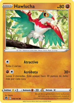 Hawlucha (Tempestad Plateada TCG) - WikiDex, la enciclopedia Pokémon