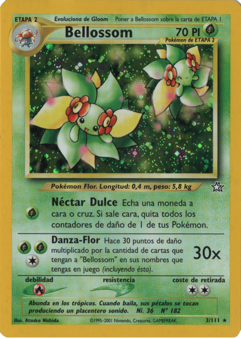 Bellossom (Neo Génesis TCG) - WikiDex, la enciclopedia Pokémon