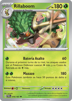 Thwackey (Mascarada Crepuscular TCG) - WikiDex, la enciclopedia Pokémon