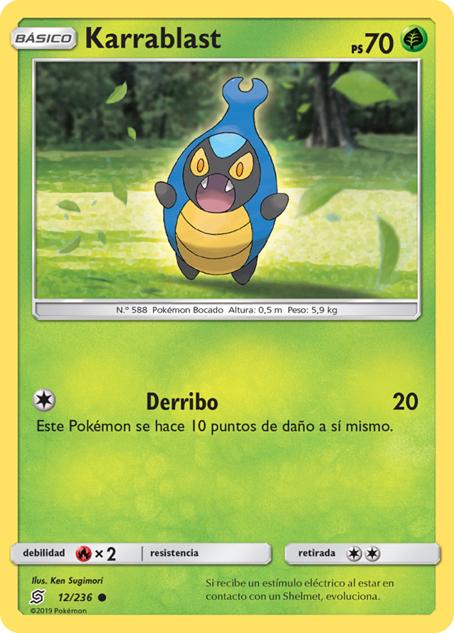 Karrablast (Mentes Unidas TCG) - WikiDex, la enciclopedia Pokémon