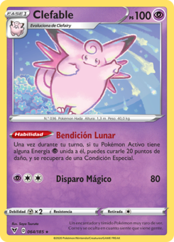 Clefable (Voltaje Vívido TCG) - WikiDex, la enciclopedia Pokémon