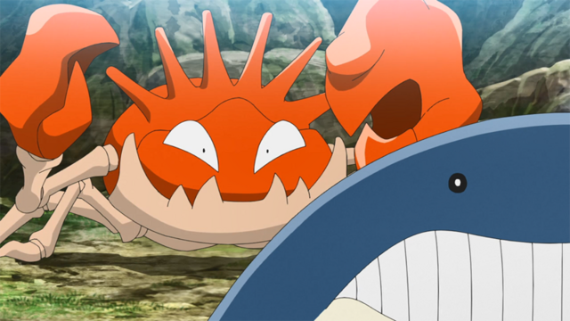 Archivo:EP1232 Kingler de Ash.png - WikiDex, la enciclopedia Pokémon