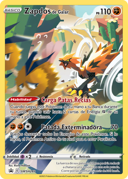 Zapdos de Galar (Cielos Evolutivos TCG) - WikiDex, la enciclopedia Pokémon