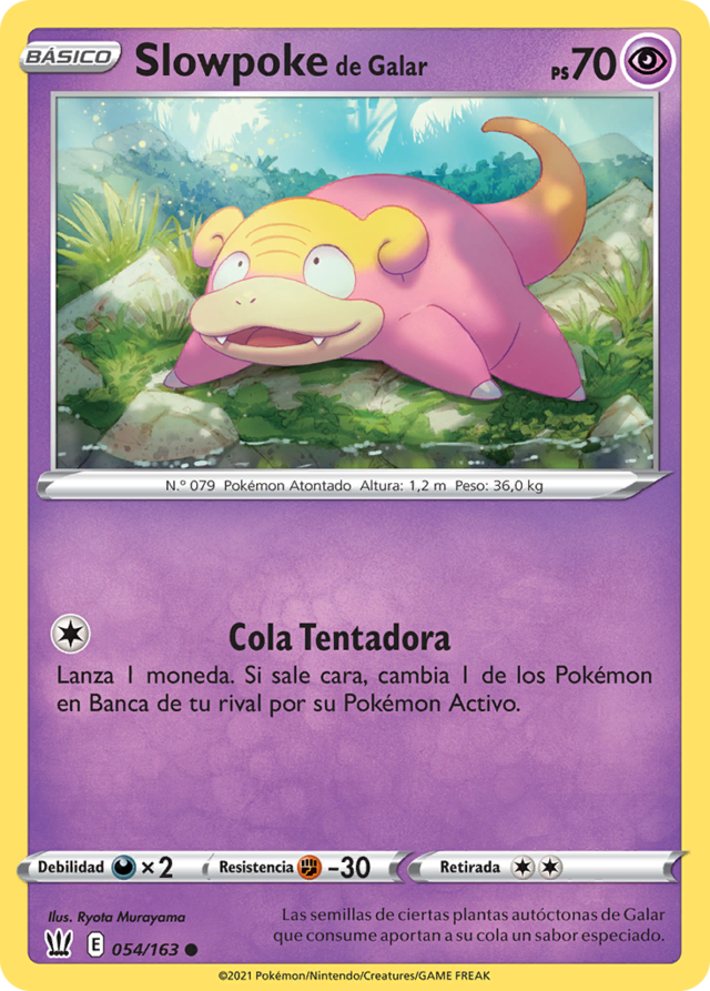 Slowpoke de Galar (Estilos de Combate TCG) - WikiDex, la enciclopedia ...