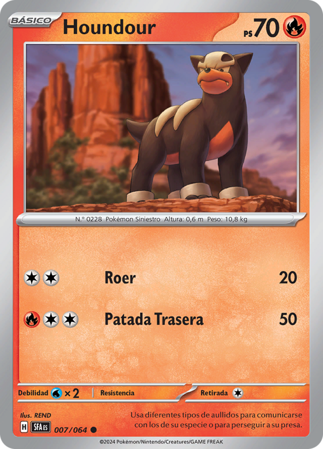 Houndour (Fábula Sombría TCG) - WikiDex, la enciclopedia Pokémon