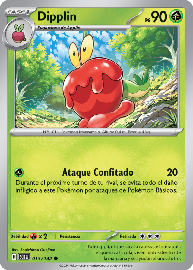 Dipplin (Corona Astral TCG) - WikiDex, la enciclopedia Pokémon