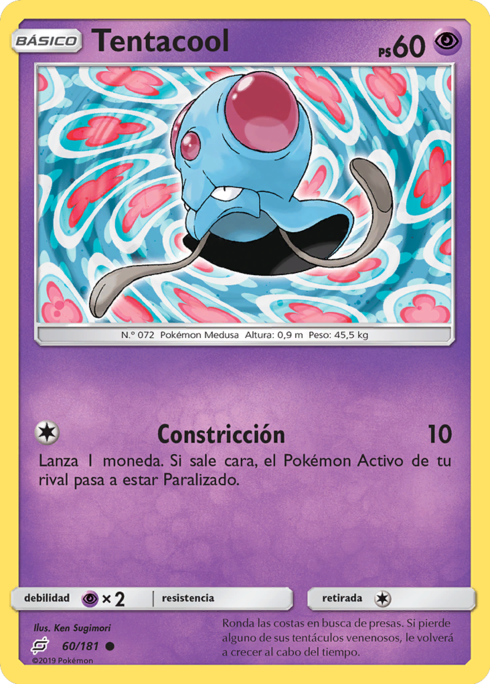 Tentacool (Unión de Aliados TCG) - WikiDex, la enciclopedia Pokémon