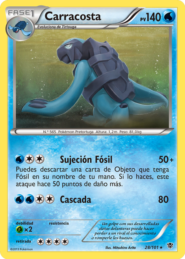 Carracosta (Explosión Plasma TCG) - WikiDex, la enciclopedia Pokémon