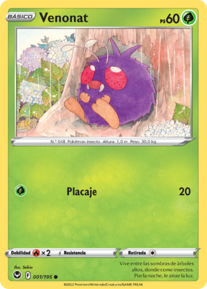 Venomoth (Tempestad Plateada TCG) - WikiDex, la enciclopedia Pokémon