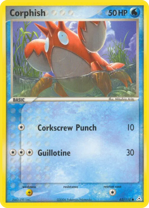 Corphish (Holon Phantoms 62 TCG) - WikiDex, la enciclopedia Pokémon