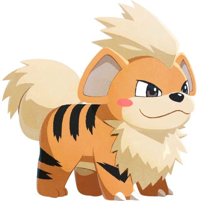 Archivo:Growlithe Café Mix.png - WikiDex, la enciclopedia Pokémon