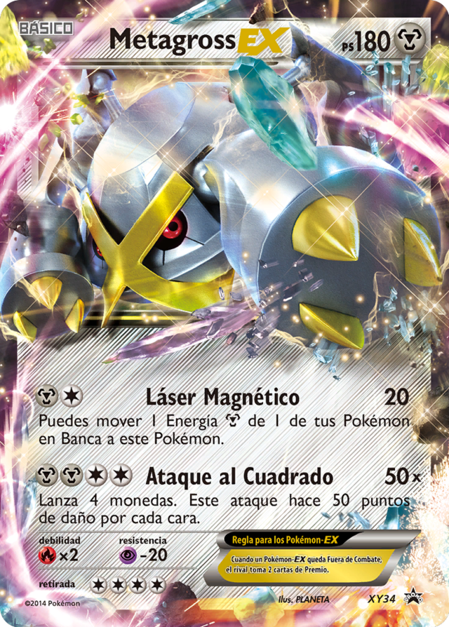 Metagross-EX (XY Promo 34 TCG) - WikiDex, la enciclopedia Pokémon