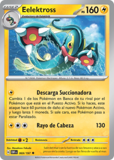 Tynamo (Llamas Obsidianas TCG) - WikiDex, la enciclopedia Pokémon