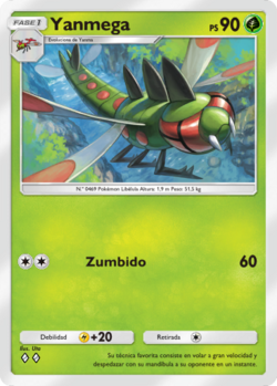 Yanmega (Saber Marino y Celeste TCG Pocket) - WikiDex, la enciclopedia ...