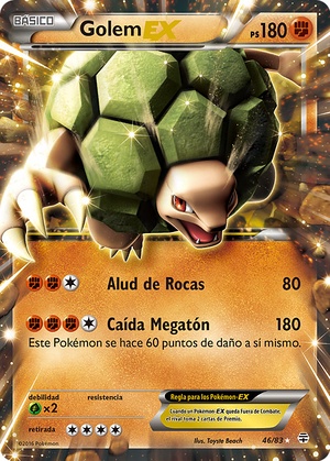 Golem-EX (Generaciones TCG) - WikiDex, la enciclopedia Pokémon