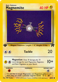 Magnemite (Team Rocket TCG) - WikiDex, la enciclopedia Pokémon
