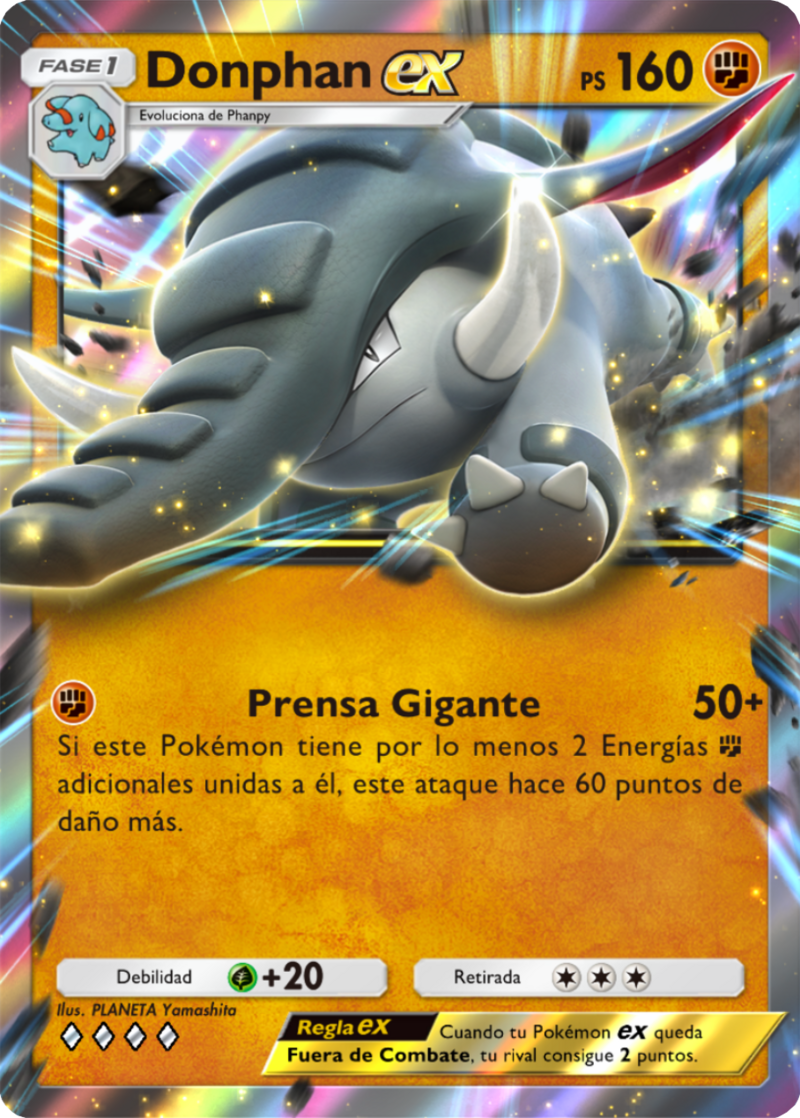 Donphan ex (Saber Marino y Celeste TCG Pocket) - WikiDex, la ...