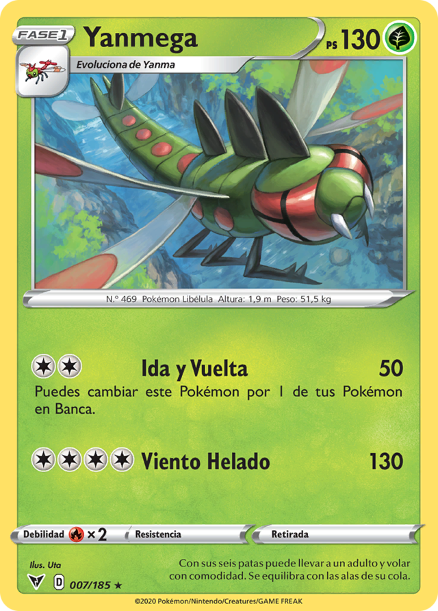 Yanmega (Voltaje Vívido TCG) - WikiDex, la enciclopedia Pokémon