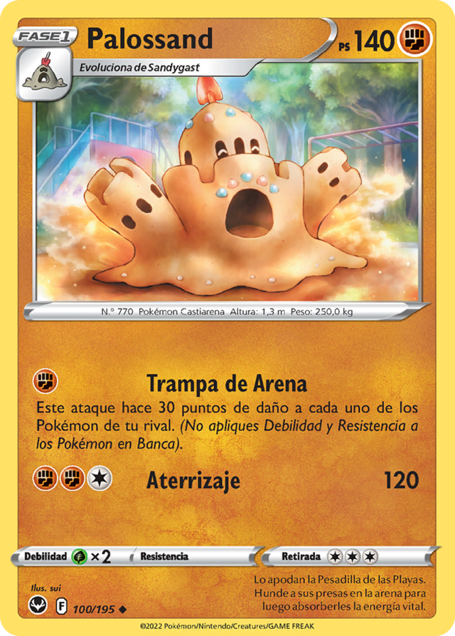 Palossand (Tempestad Plateada TCG) - WikiDex, la enciclopedia Pokémon