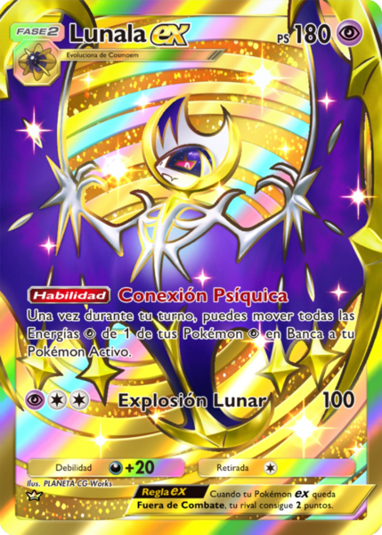 Lunala ex (Guardianes Celestiales TCG Pocket) - WikiDex, la enciclopedia Pokémon