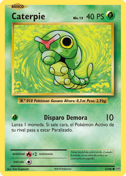 Caterpie (Base Set TCG) - WikiDex, la enciclopedia Pokémon