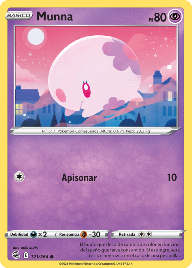Munna (Golpe Fusión TCG) - WikiDex, la enciclopedia Pokémon