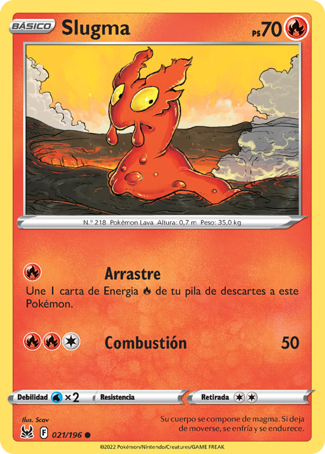 Slugma (Origen Perdido TCG) - WikiDex, la enciclopedia Pokémon
