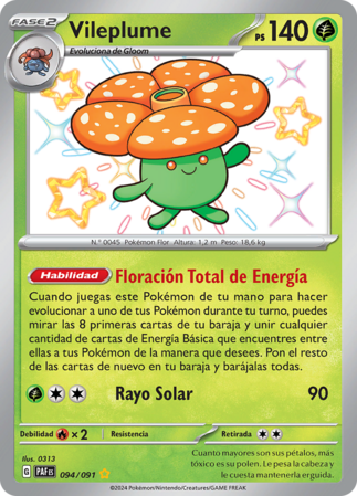 Vileplume (151 TCG) - WikiDex, la enciclopedia Pokémon