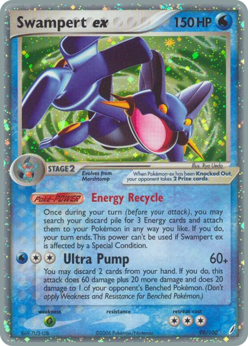 Swampert-ex (Crystal Guardians TCG) - WikiDex, la enciclopedia Pokémon