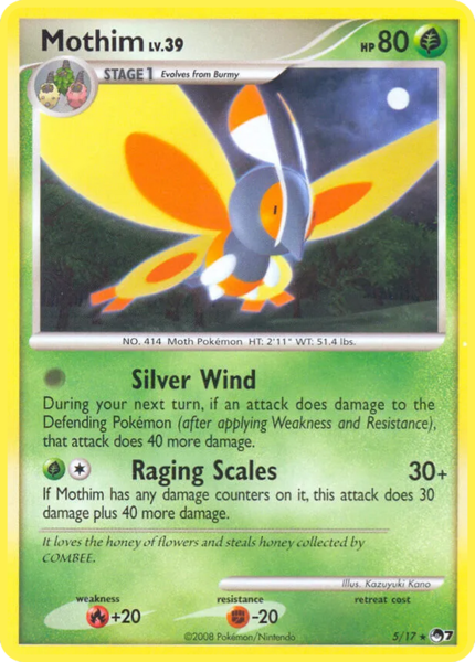 Mothim (Maravillas Secretas TCG) - WikiDex, la enciclopedia Pokémon